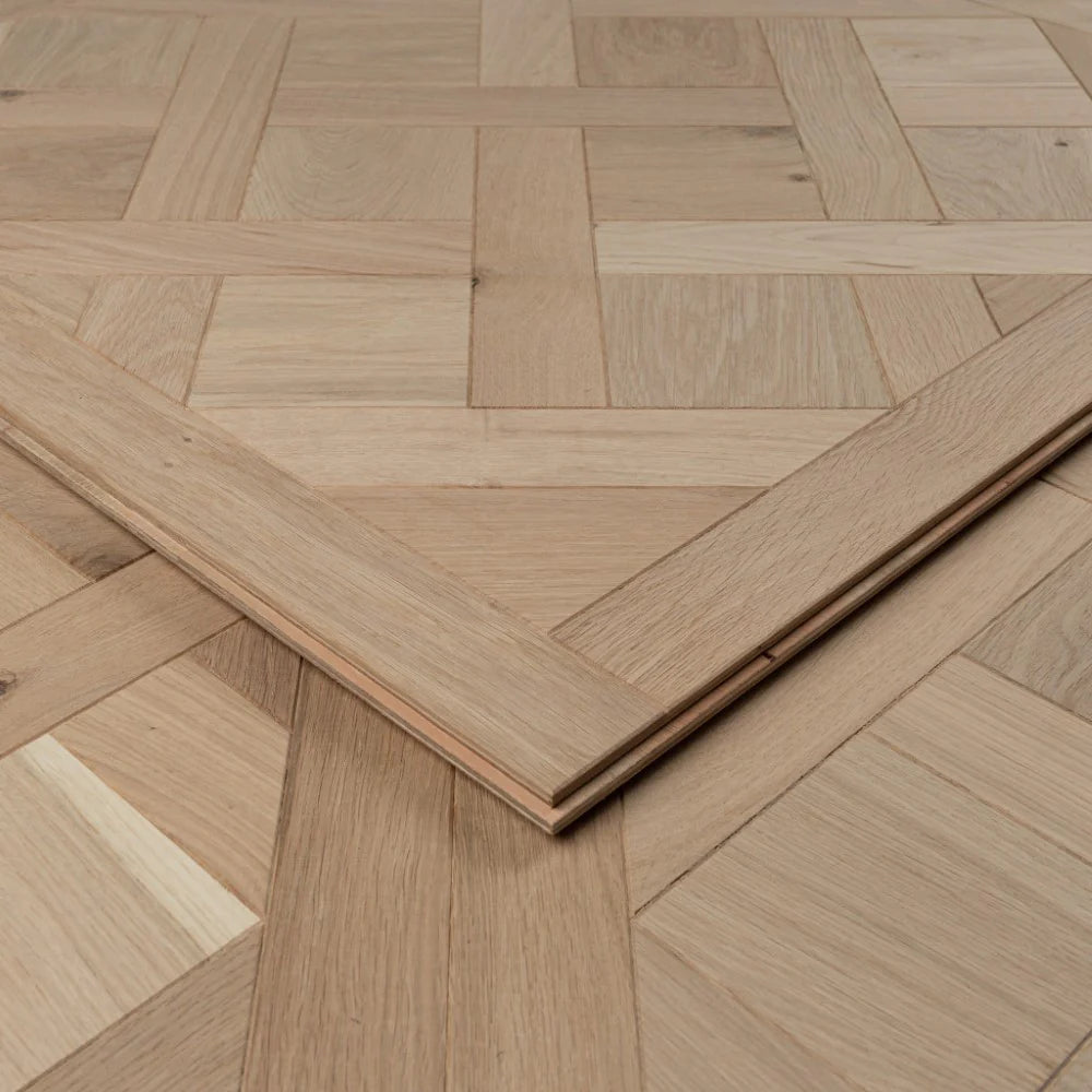 Engineered Wood Versaille Panels 20mm x 800 x 800 Brushed Unfinished ...