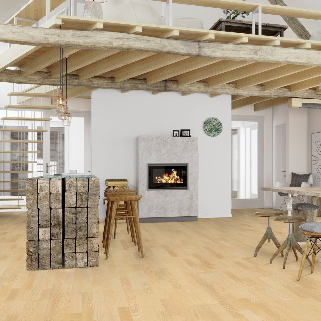 Boen Ash Andante 3-Strip Live Natural - One Stop Flooring