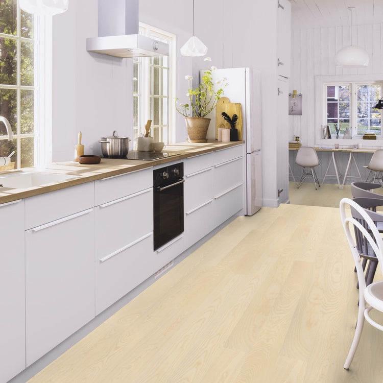 Boen Ash White Andante 3-Strip Live Matt - One Stop Flooring