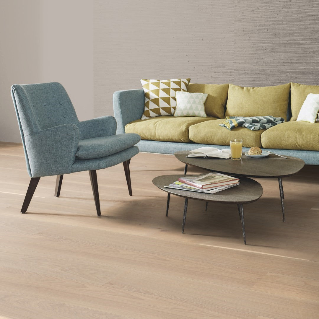 Boen Oak Castle Andante White 209mm Matt Lacquer - One Stop Flooring