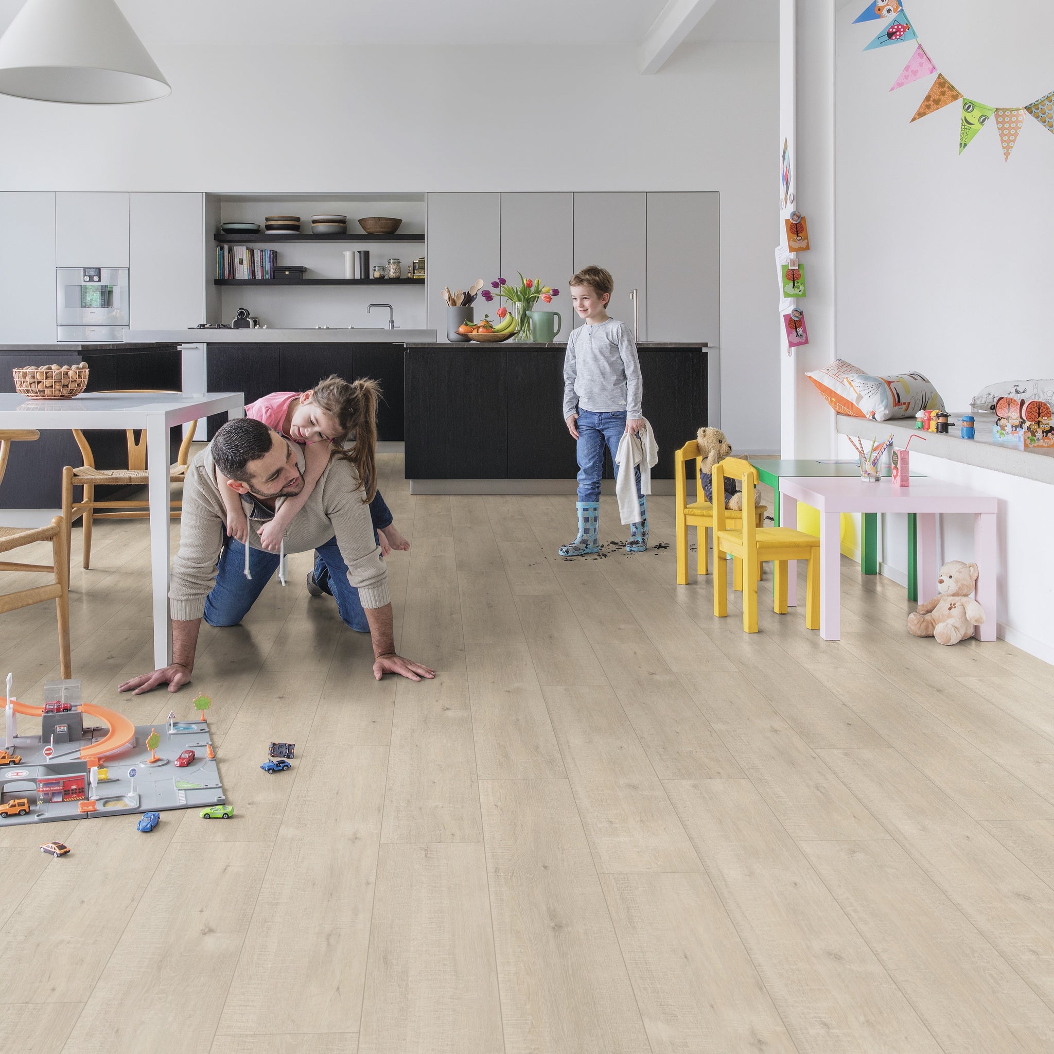 Quickstep Impressive Ultra Saw Cut Oak Beige - One Stop Flooring
