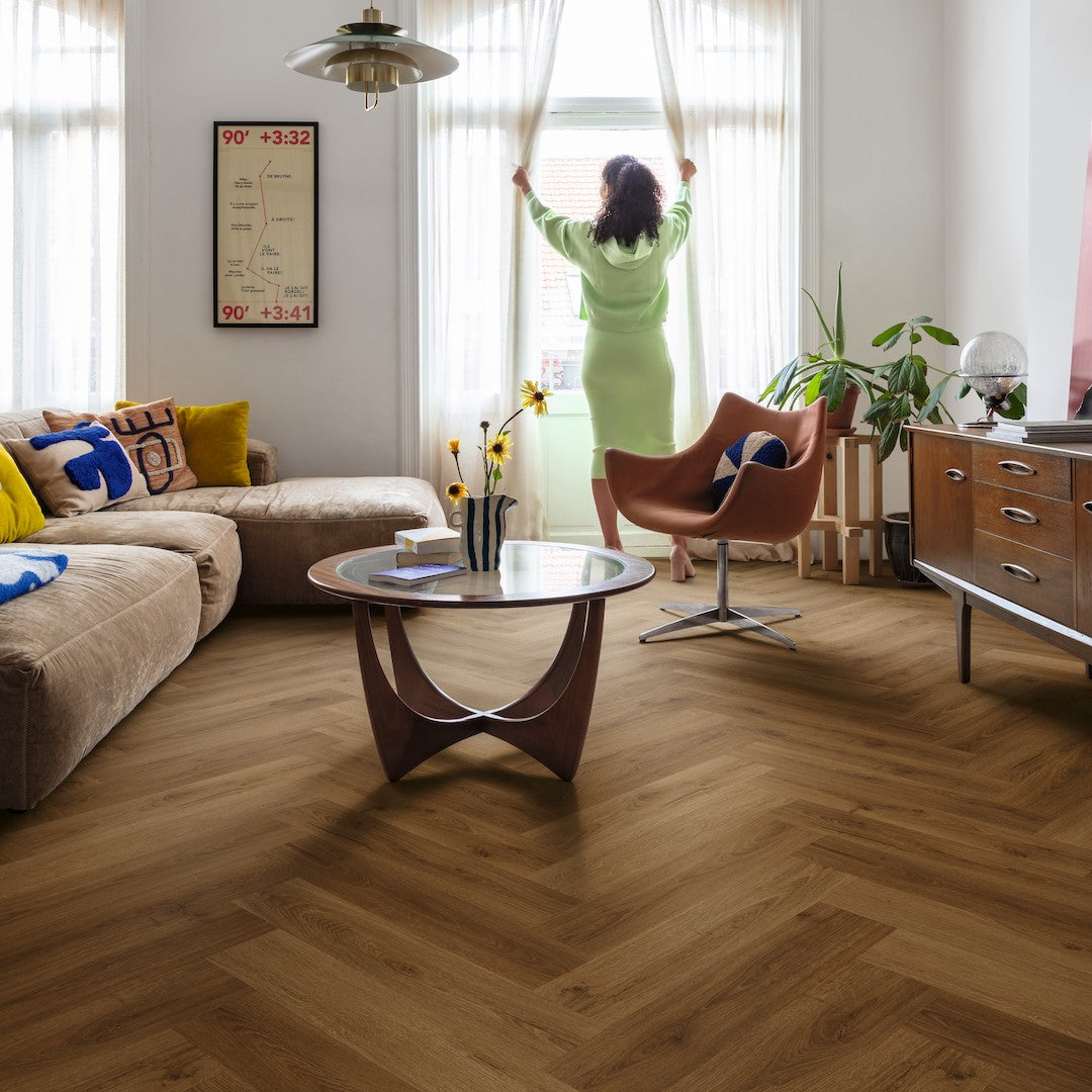 Quickstep Vinyl Ciro Botanic Caramel Oak - One Stop Flooring