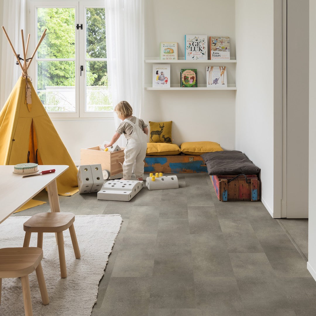 Quickstep Vinyl Oro Base Concrete Rock - One Stop Flooring